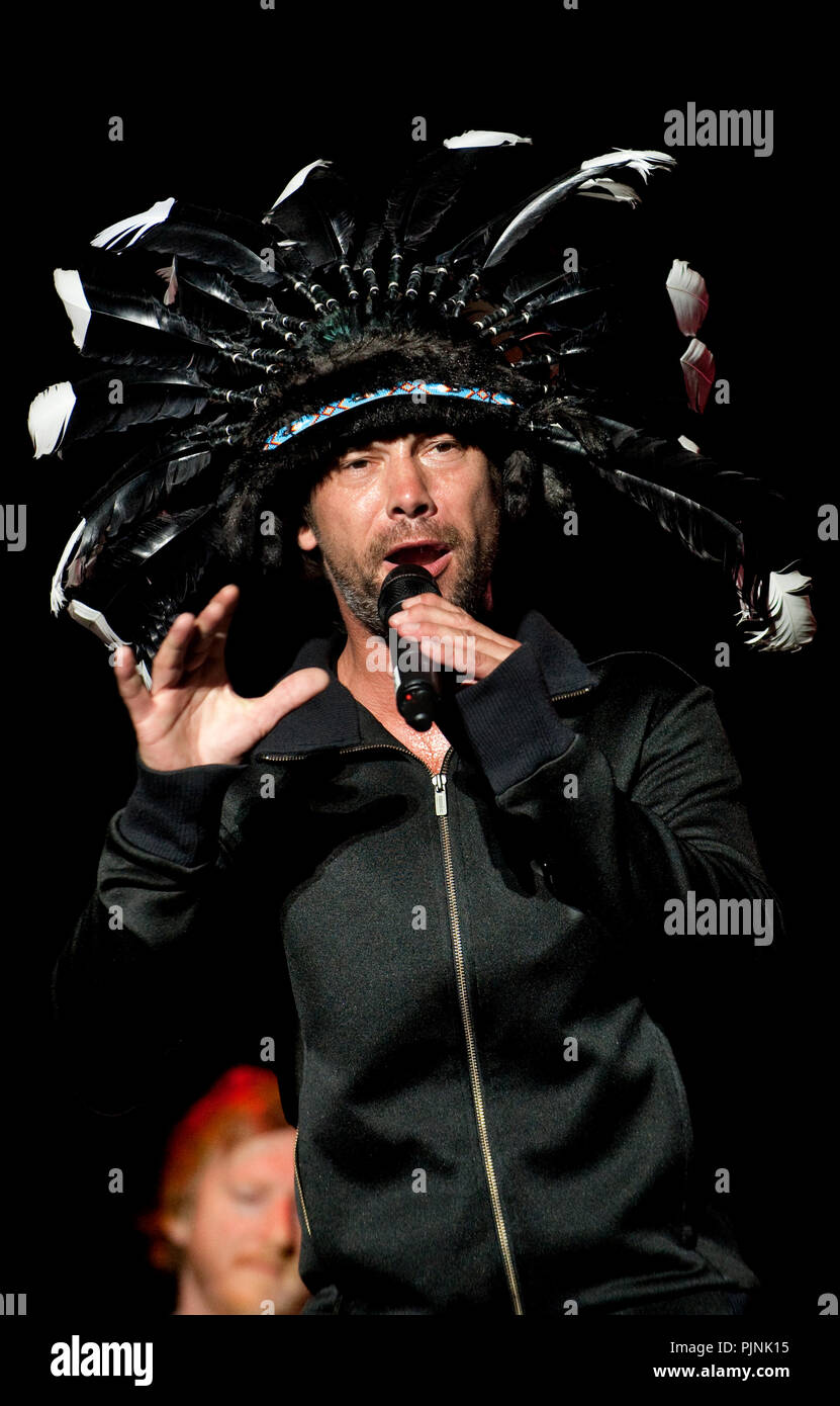 British jazz funk and acid jazz band Jamiroquai at the Suikerrock ...
