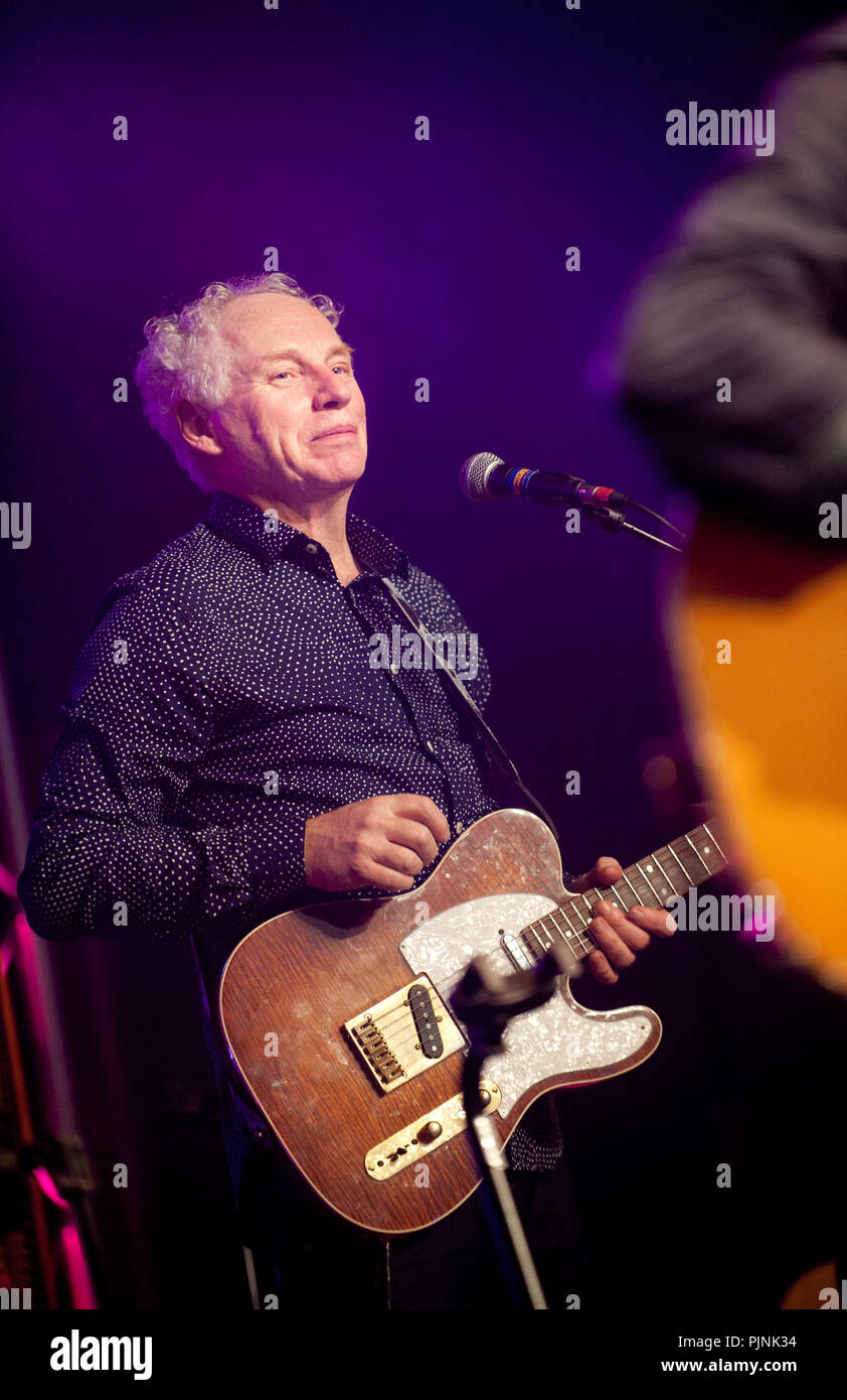 Dutch musician Jan Hendriks performing at the Radio 1 Sessies, in ...