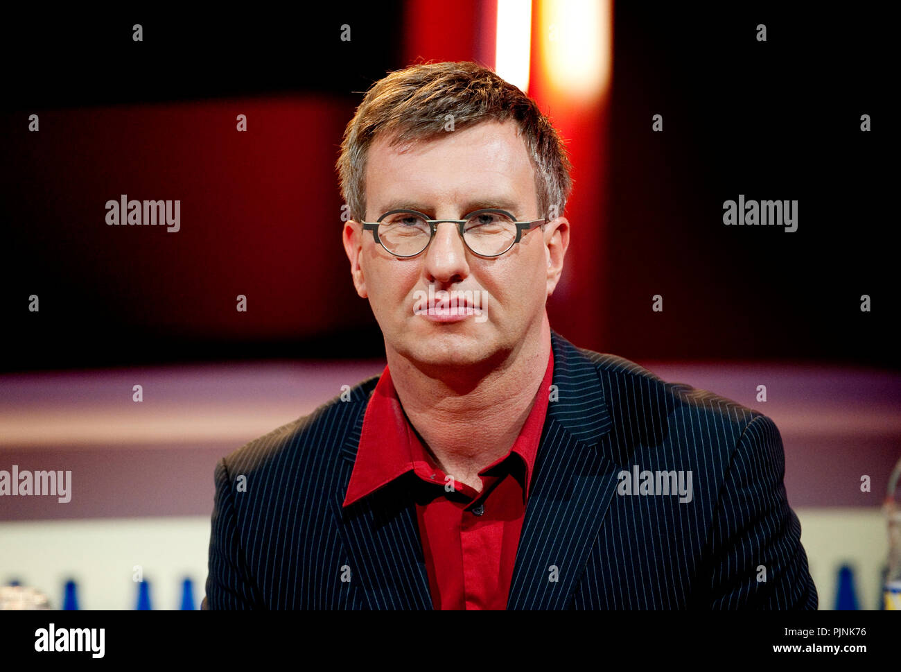 Belgian movie director Jan Verheyen at the Belgian television show ...