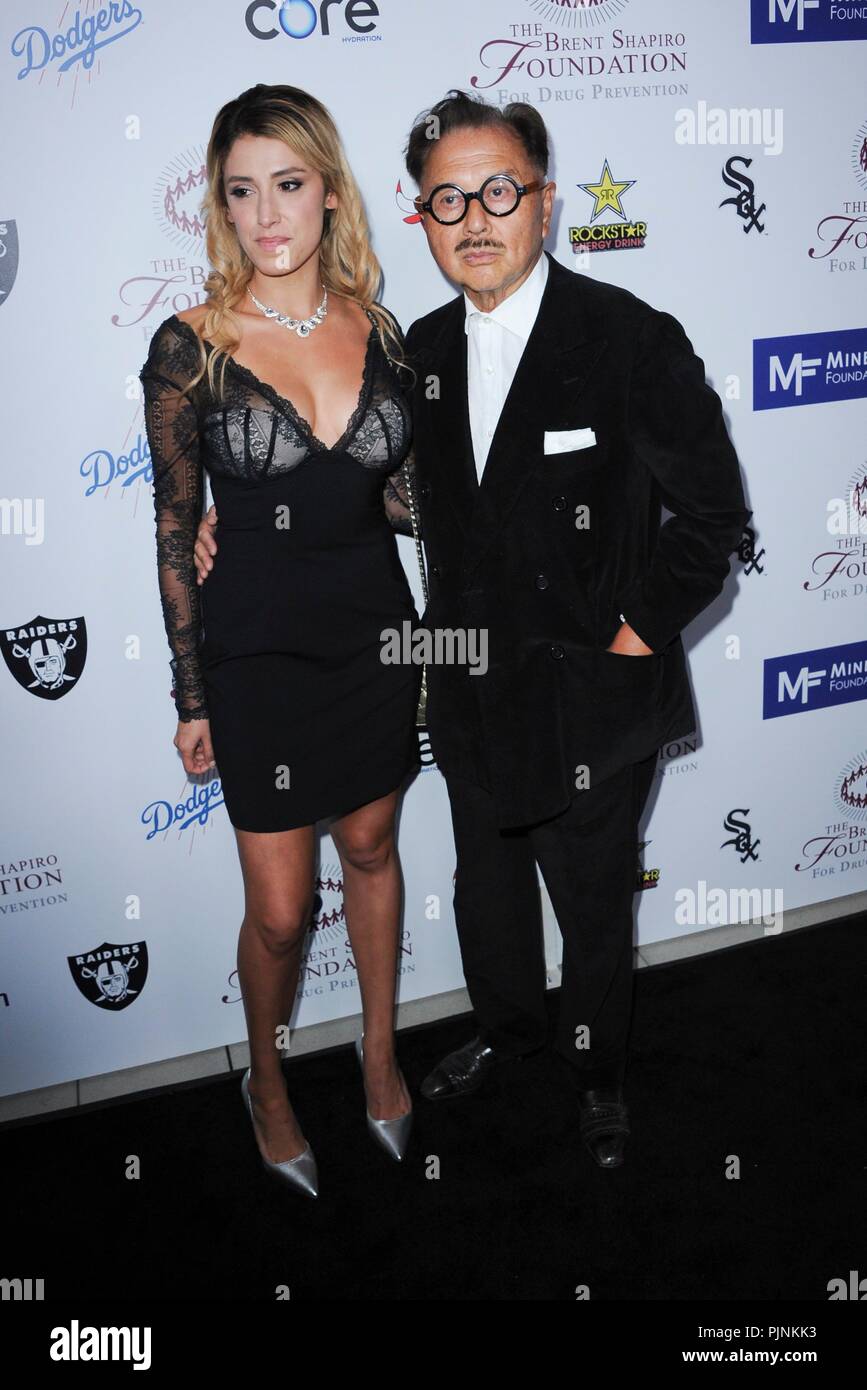 Beverly Hills, CA. 7th Sep, 2018. Vanessa Rano, Michael Chow at ...