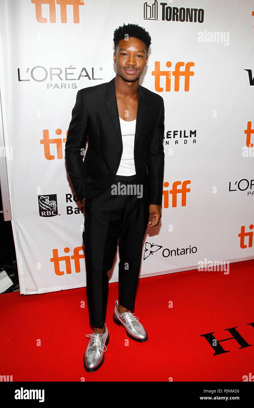 Toronto, ON. 7th Sep, 2018. Lamar Johnson at arrivals for THE HATE U ...
