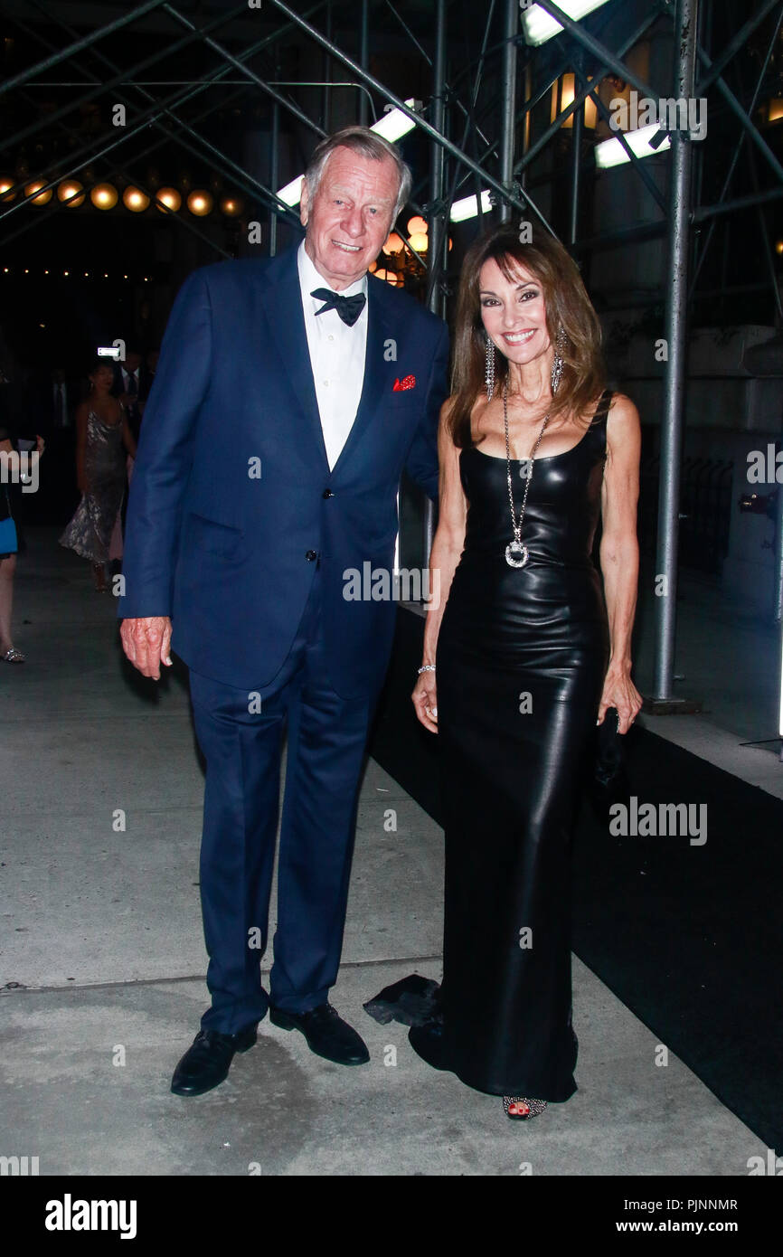 NEW YORK, NY - SEPTEMBER 07: Helmut Huber and Susan Lucci the Harper's ...