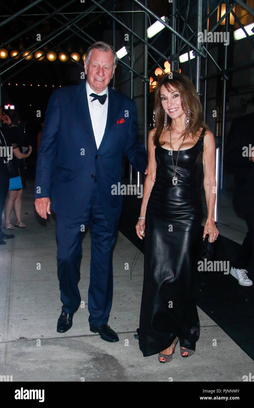 NEW YORK, NY - SEPTEMBER 07: Helmut Huber and Susan Lucci the Harper's ...