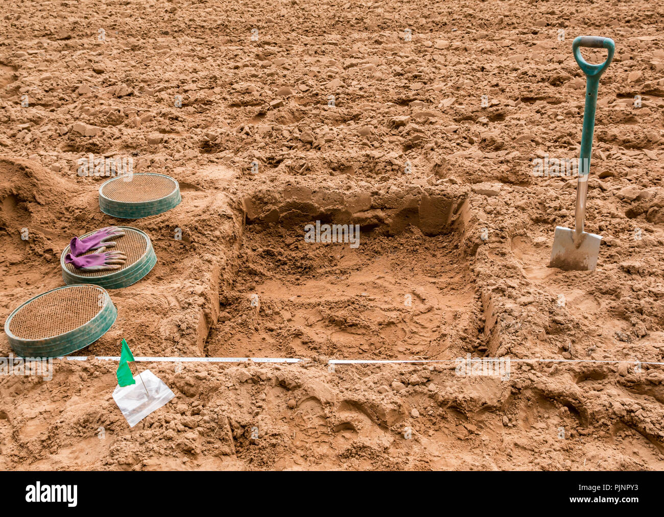 Test pit hi-res stock photography and images - Alamy