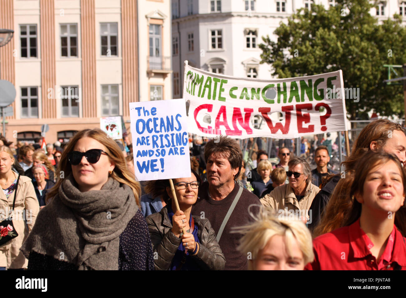 Copenhagen, Denmark. 8th September 2018. The Peoples Climate March for ...