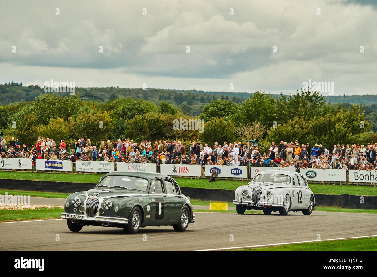 Chichester, West Sussex, UK, 8th September 2018. Jaguar Mk 1 during the ...
