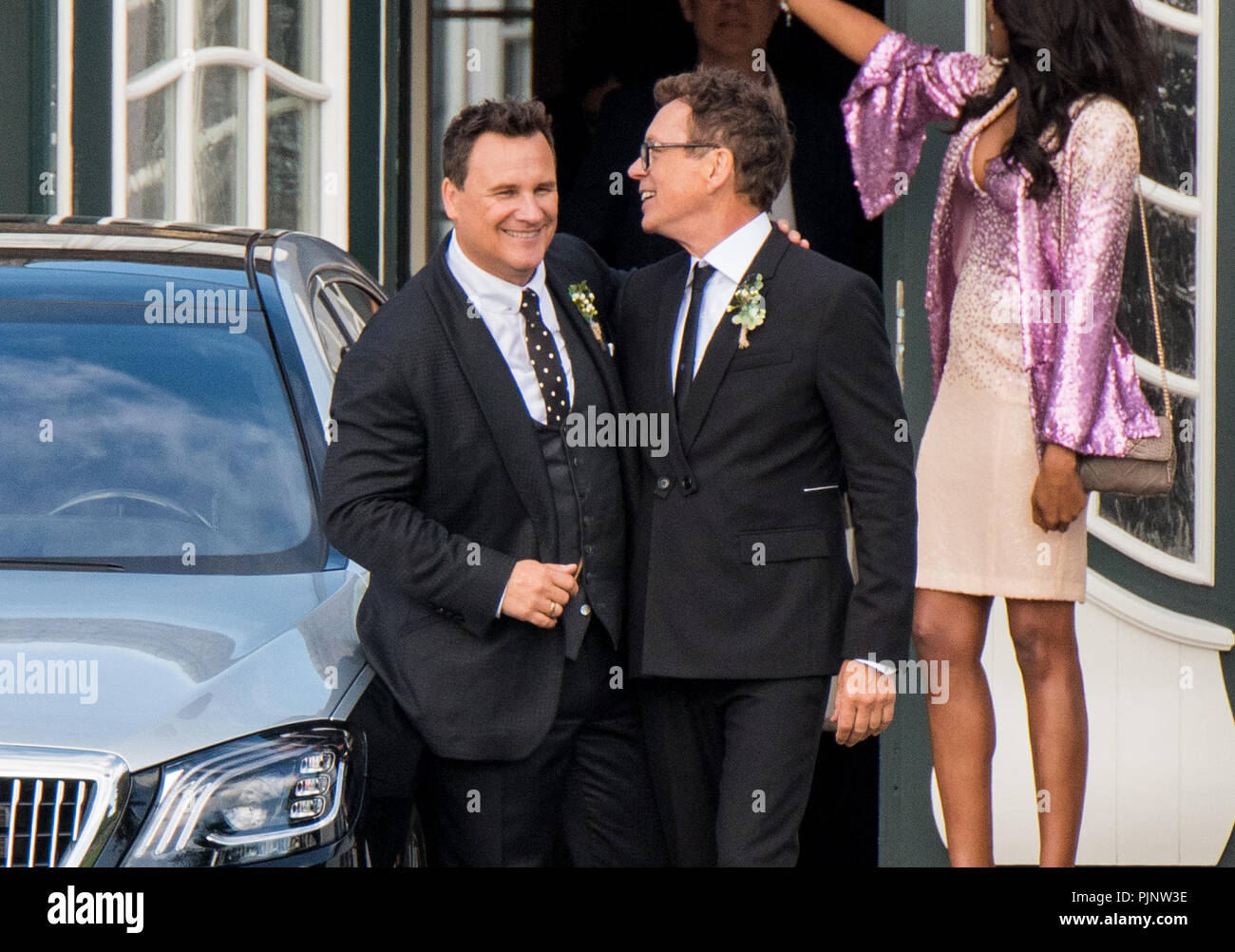 Sylt, Germany. 8th September 2018. Guido Maria Kretschmer (L), fashion ...