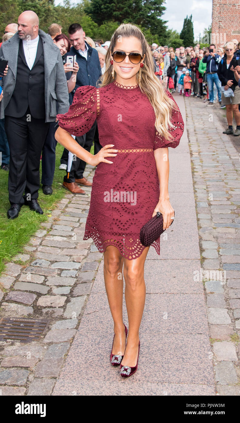 Sylt, Germany. 8th September 2018. Sylvie Meis, presenter, arriving for ...