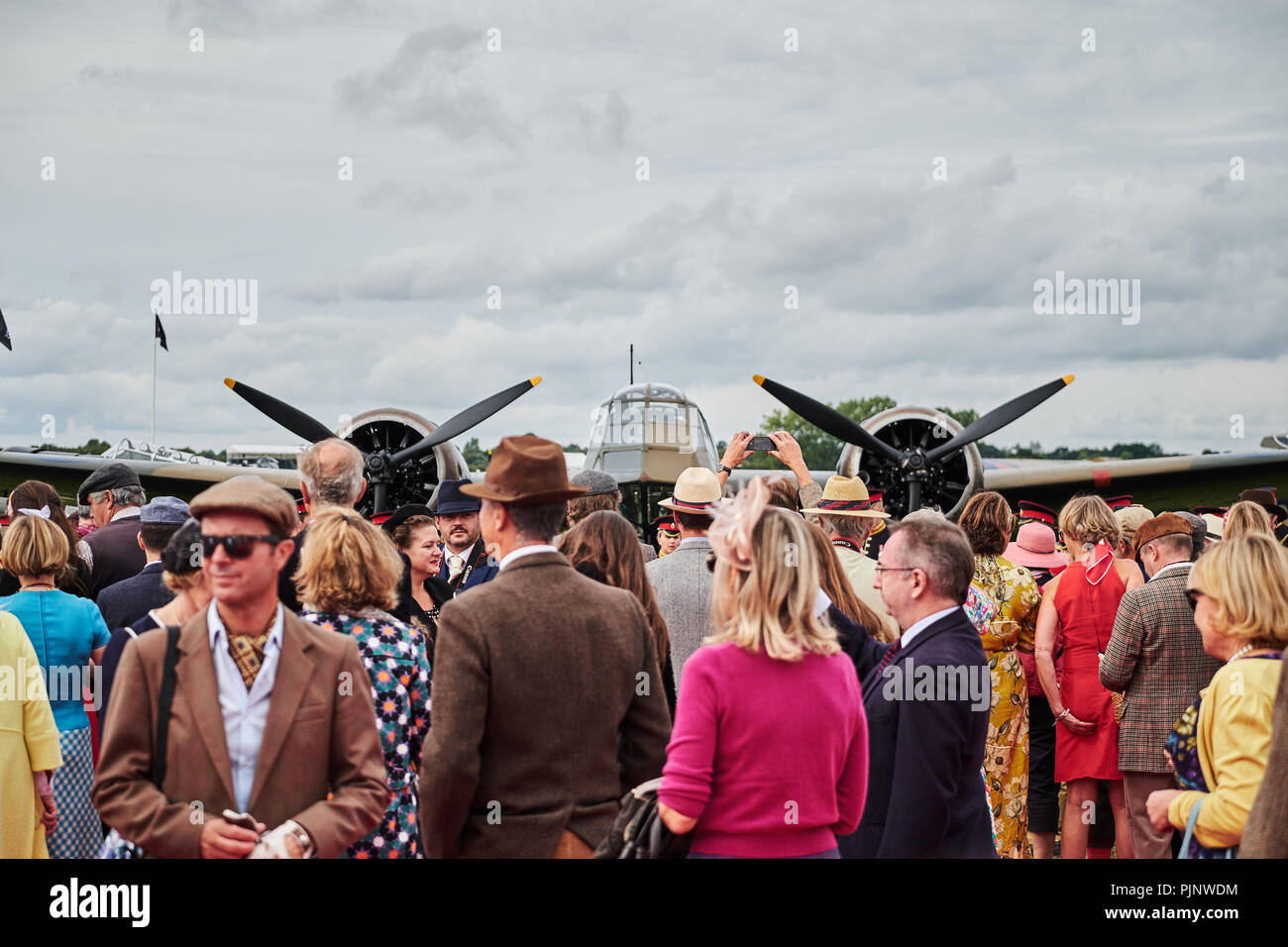 8th september 2018 aviation display during the goodwood revival hi-res ...
