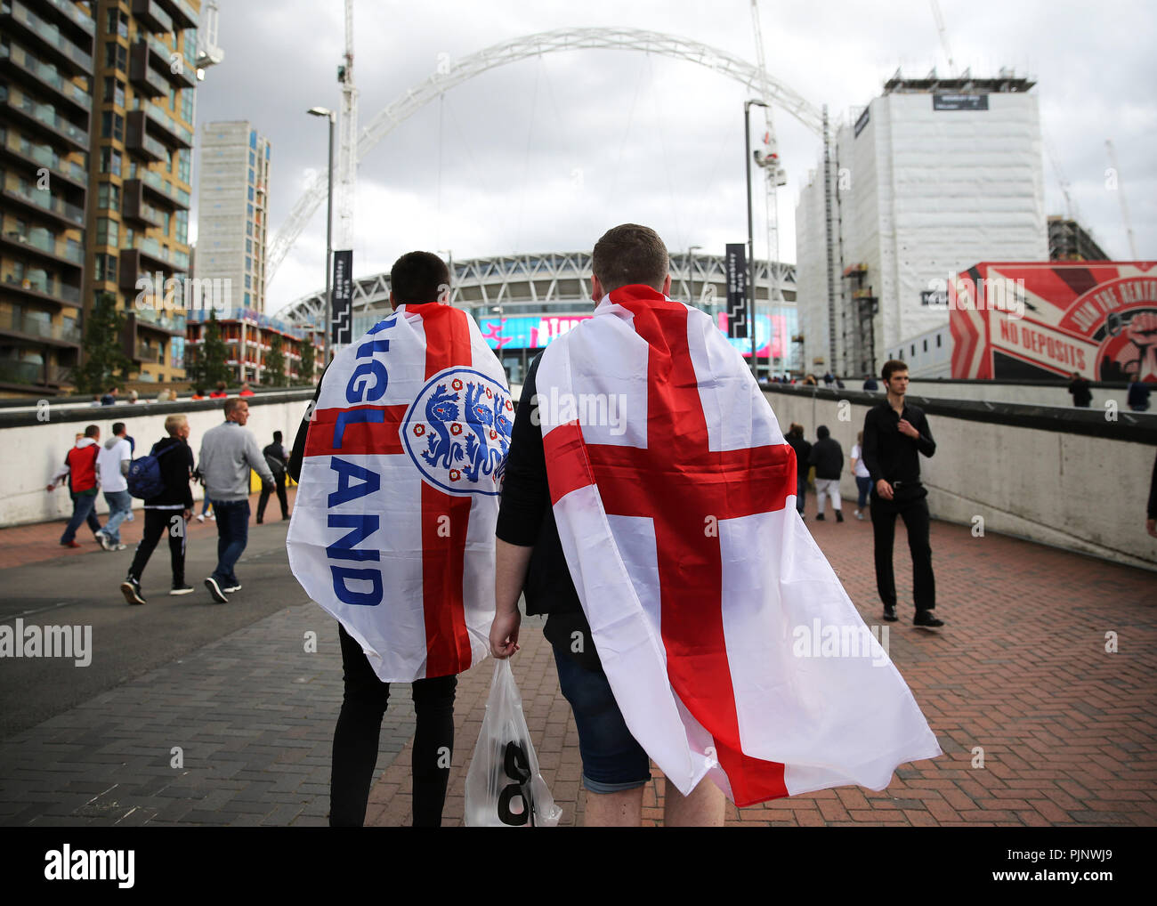 Wembley Stadium, London, UK. 8th Sep, 2018. UEFA Nations League ...