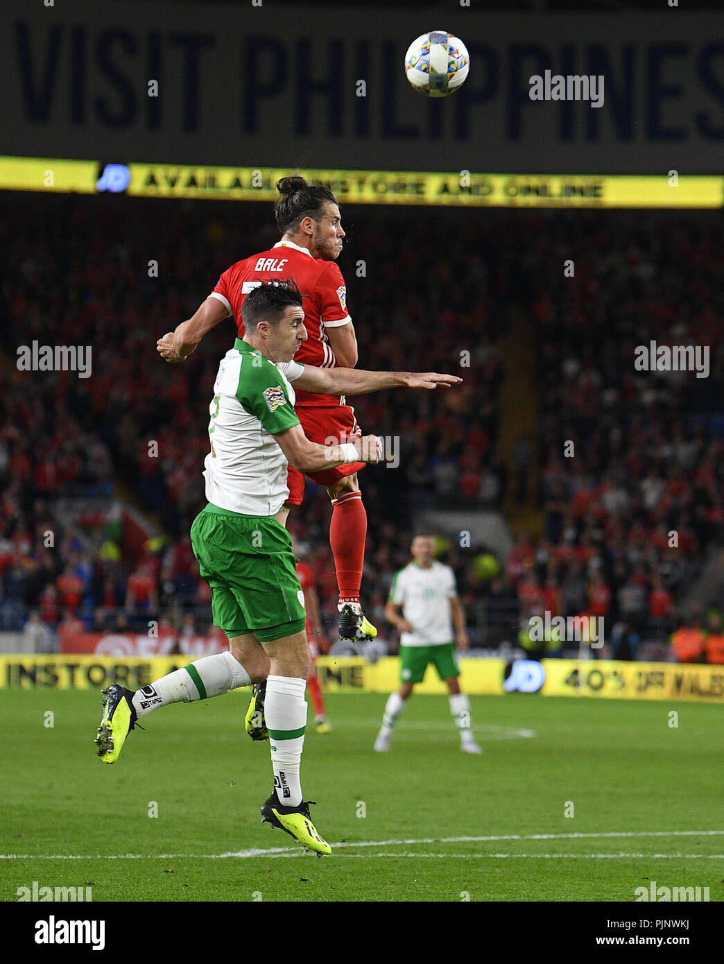 Gareth bale cardiff 2018 hi-res stock photography and images - Alamy