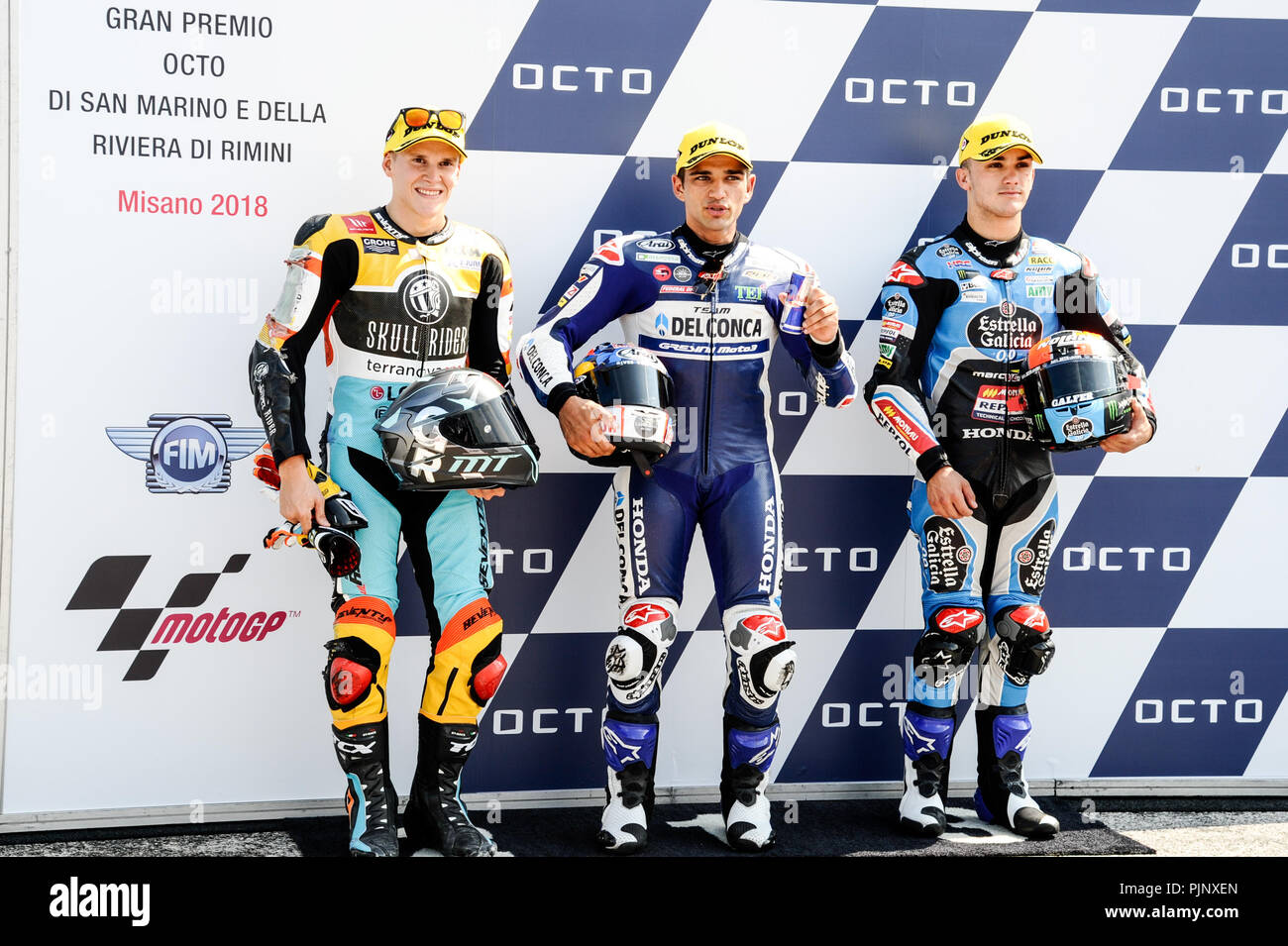Moto 3 riders hi-res stock photography and images - Alamy
