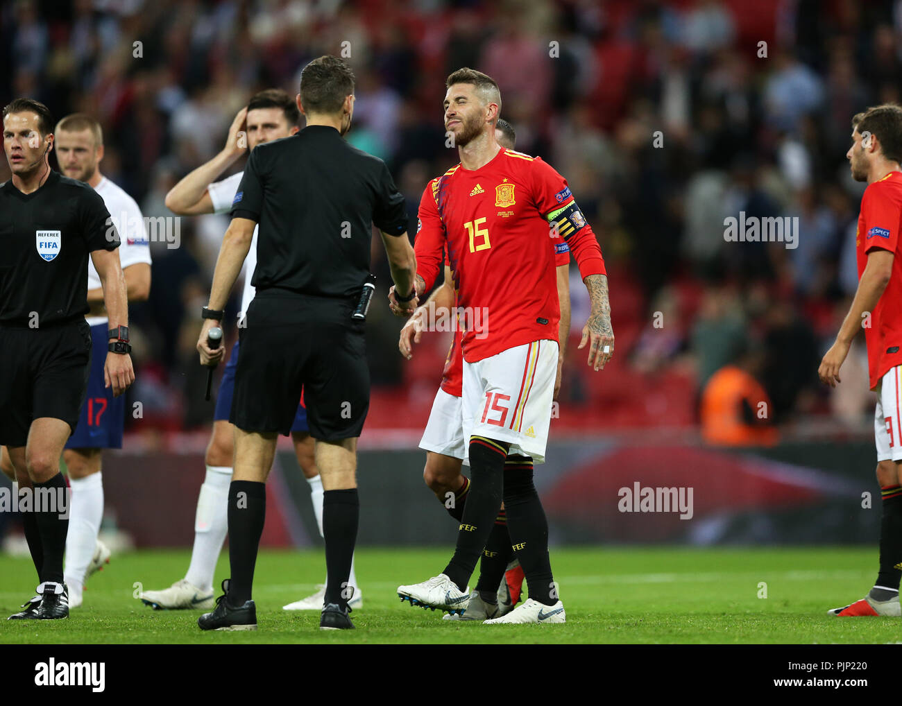 Wembley Stadium, London, UK. 8th Sep, 2018. UEFA Nations League ...