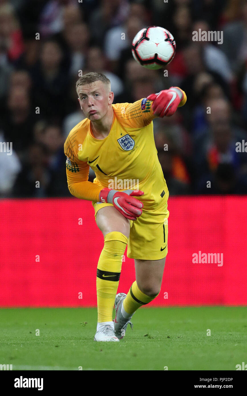 Jordan pickford wembley stadium hi-res stock photography and images - Alamy