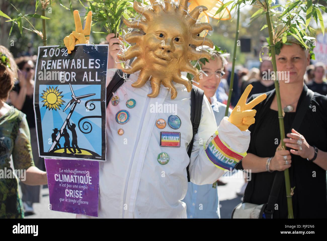 Paris : March - World Climate Day Stock Photo - Alamy