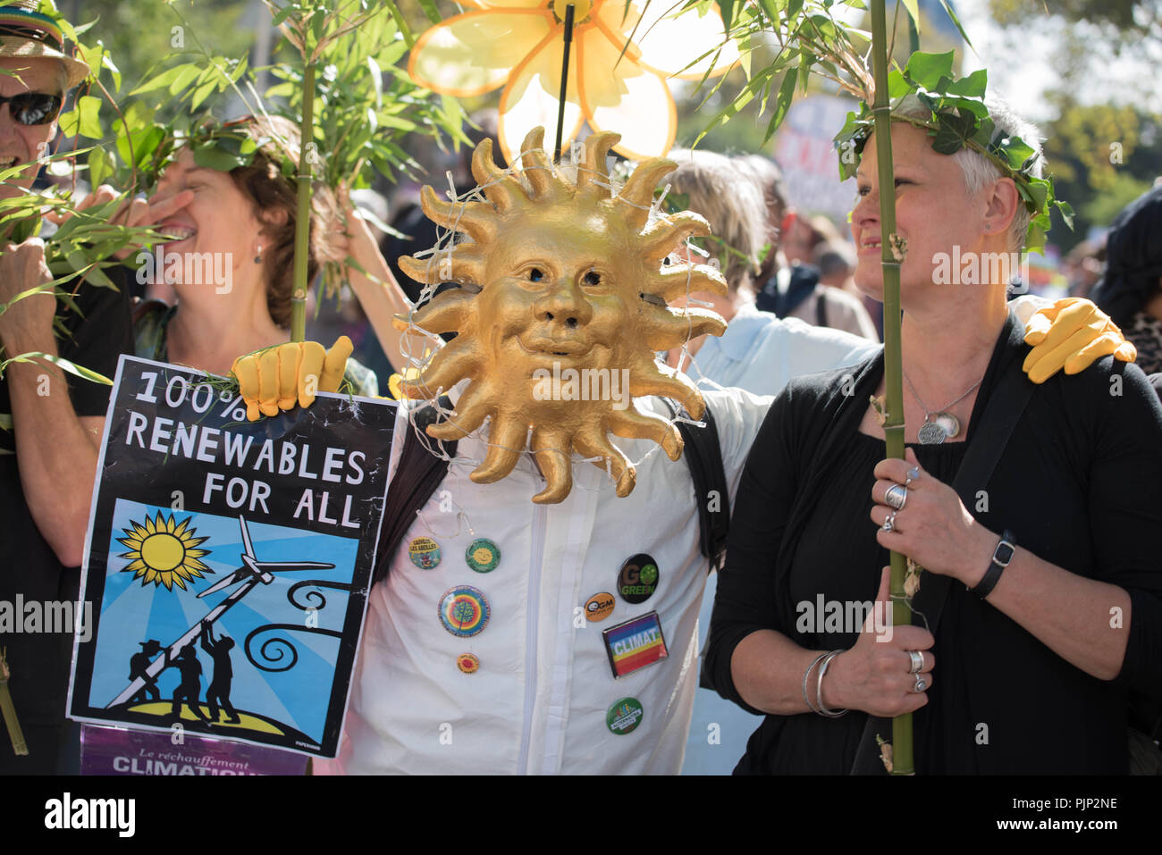Paris : March - World Climate Day Stock Photo - Alamy