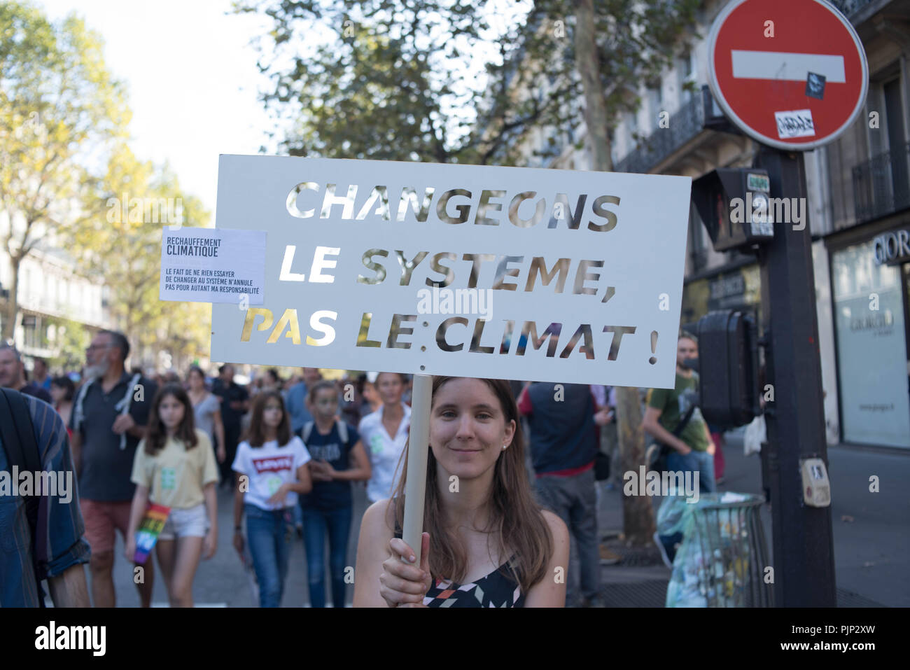 Paris : March - World Climate Day Stock Photo - Alamy