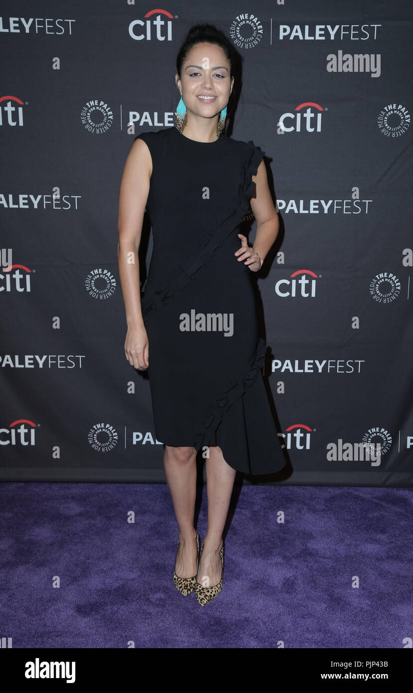 California, USA. 8th September 2018. Alyssa Diaz. 'The Rookie' at The ...