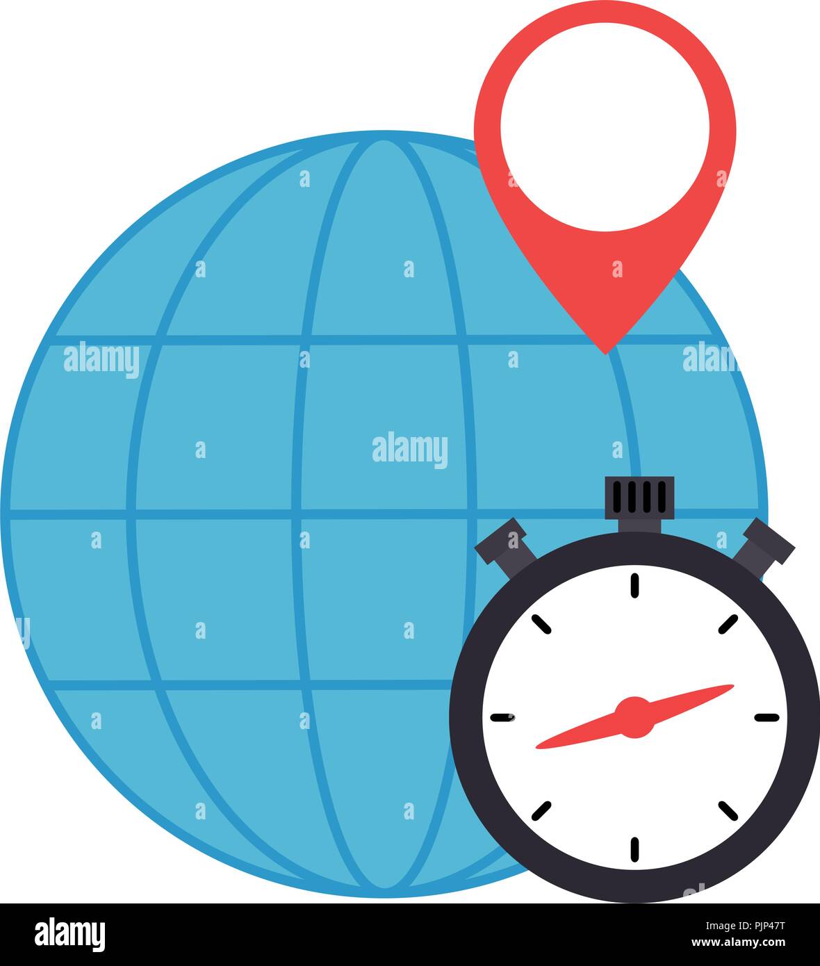 chronometer timer with planet Stock Vector Image & Art - Alamy