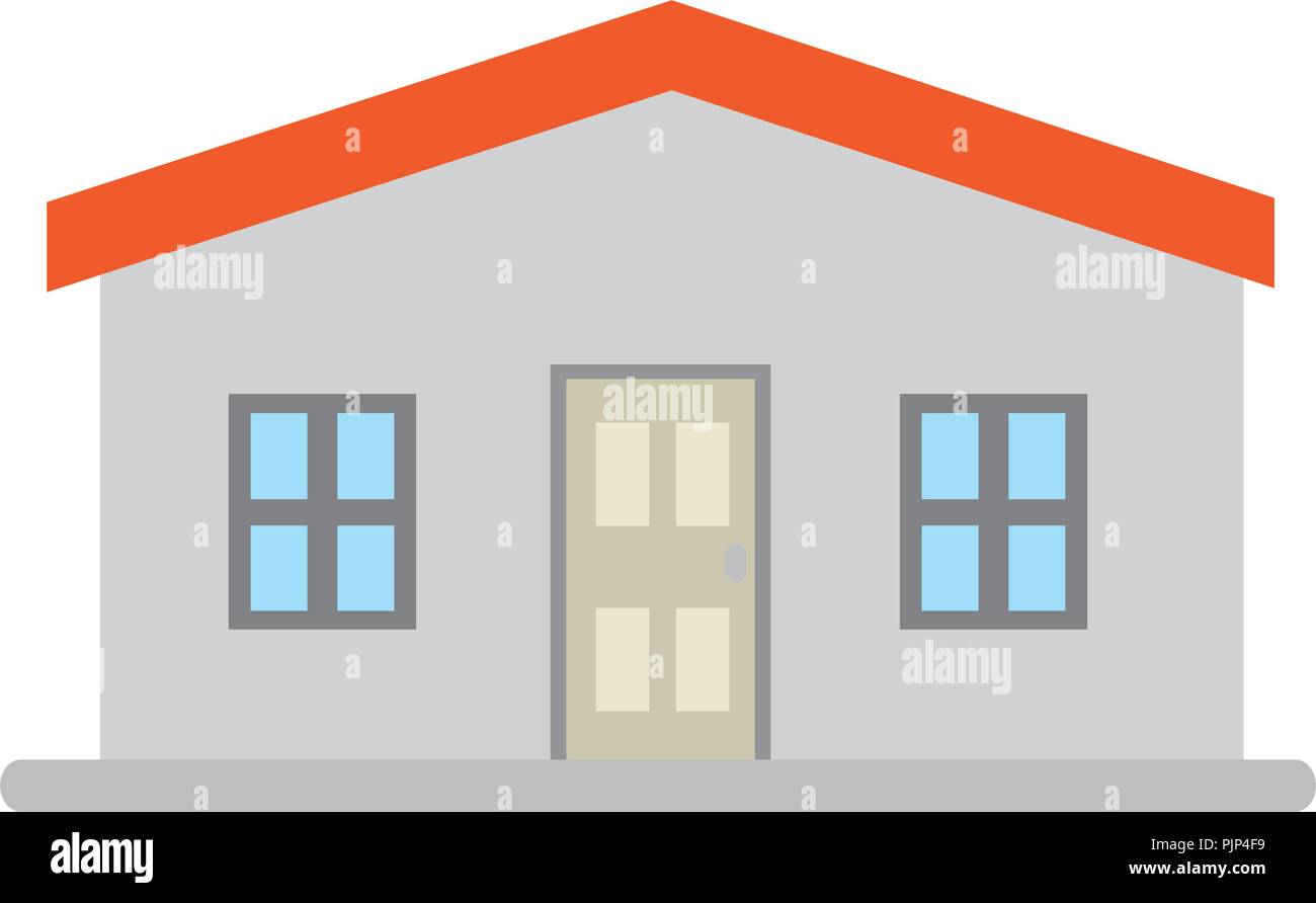 house facade front icon Stock Vector Image & Art - Alamy