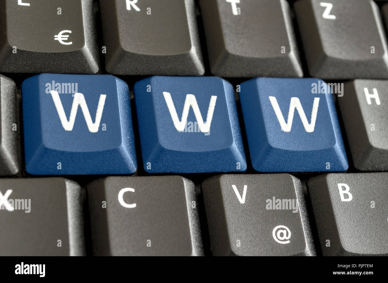 Blue contact keys communication hi-res stock photography and images - Alamy