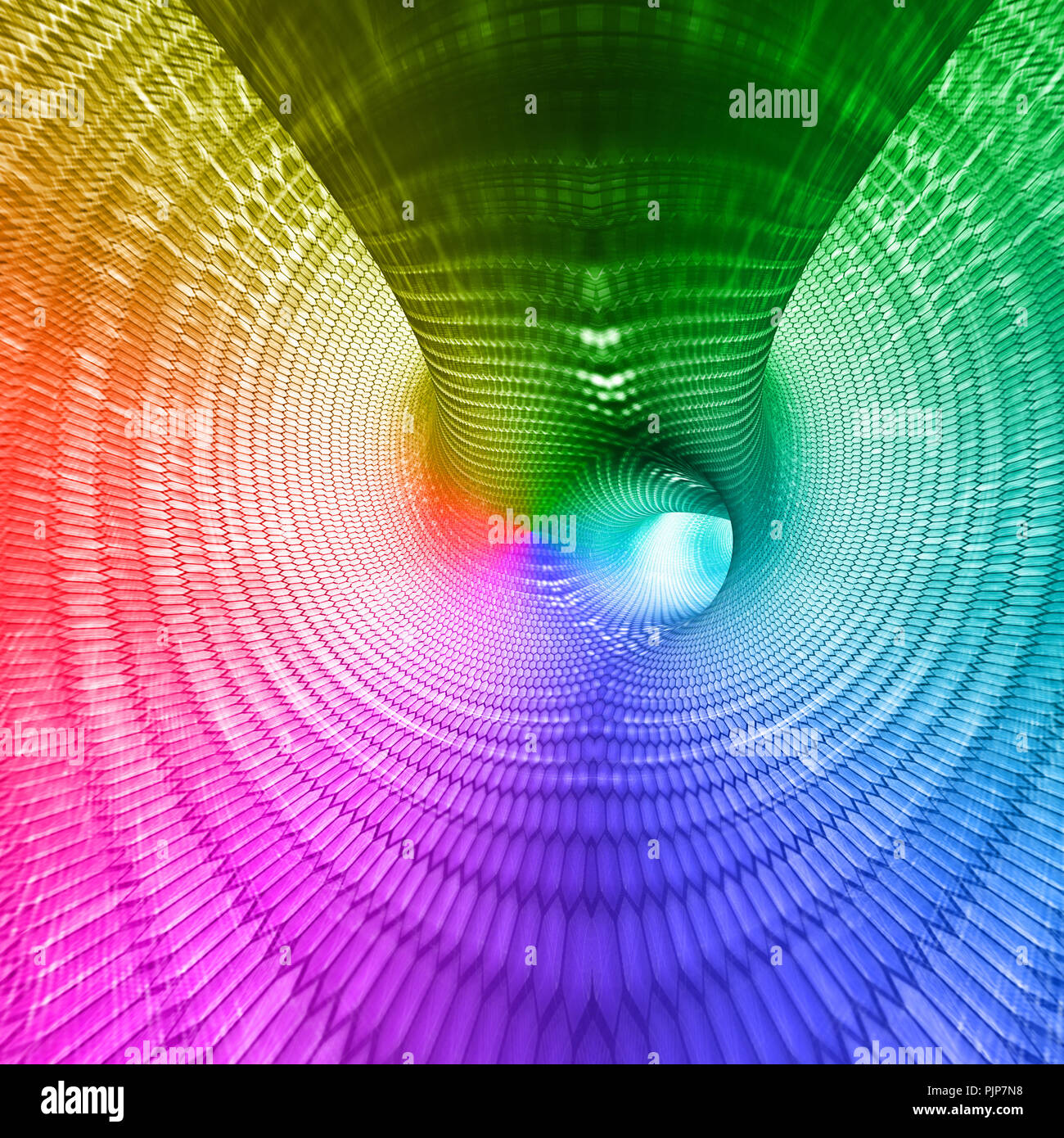Rainbow colors technology background 3d rendering Stock Photo - Alamy
