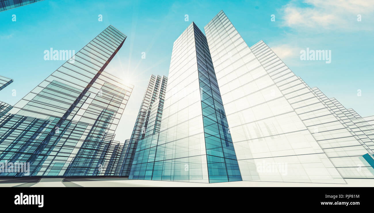 Downtown abstract hi-res stock photography and images - Alamy