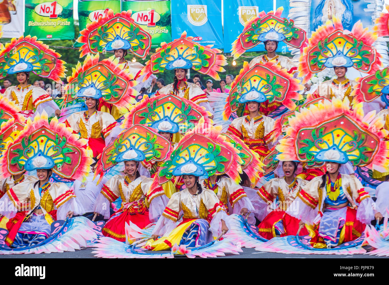 Participants in the Aliwan fiesta in Manila Philippines Stock Photo - Alamy