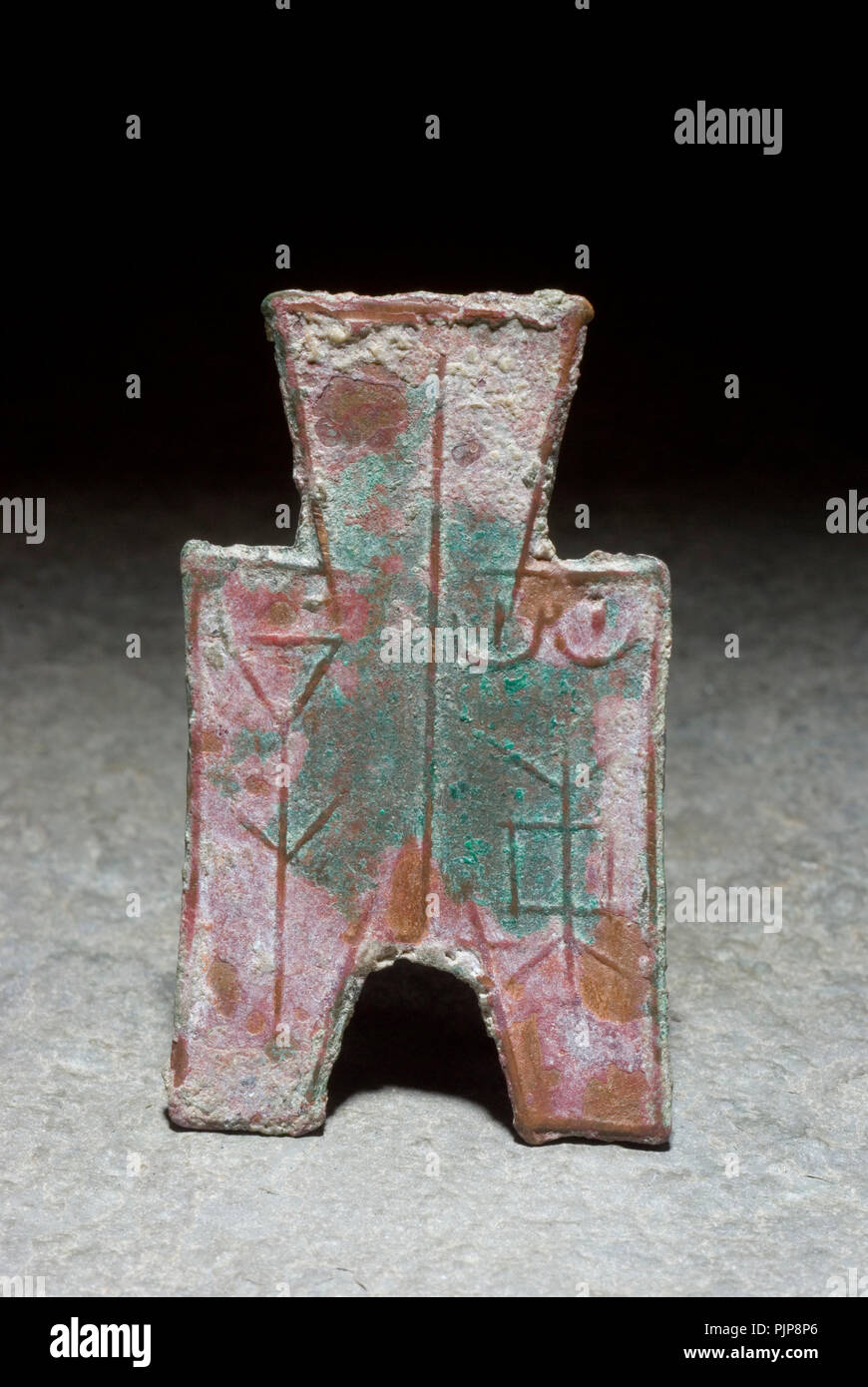 Ancient Chinese Spade Money Stock Photo - Alamy