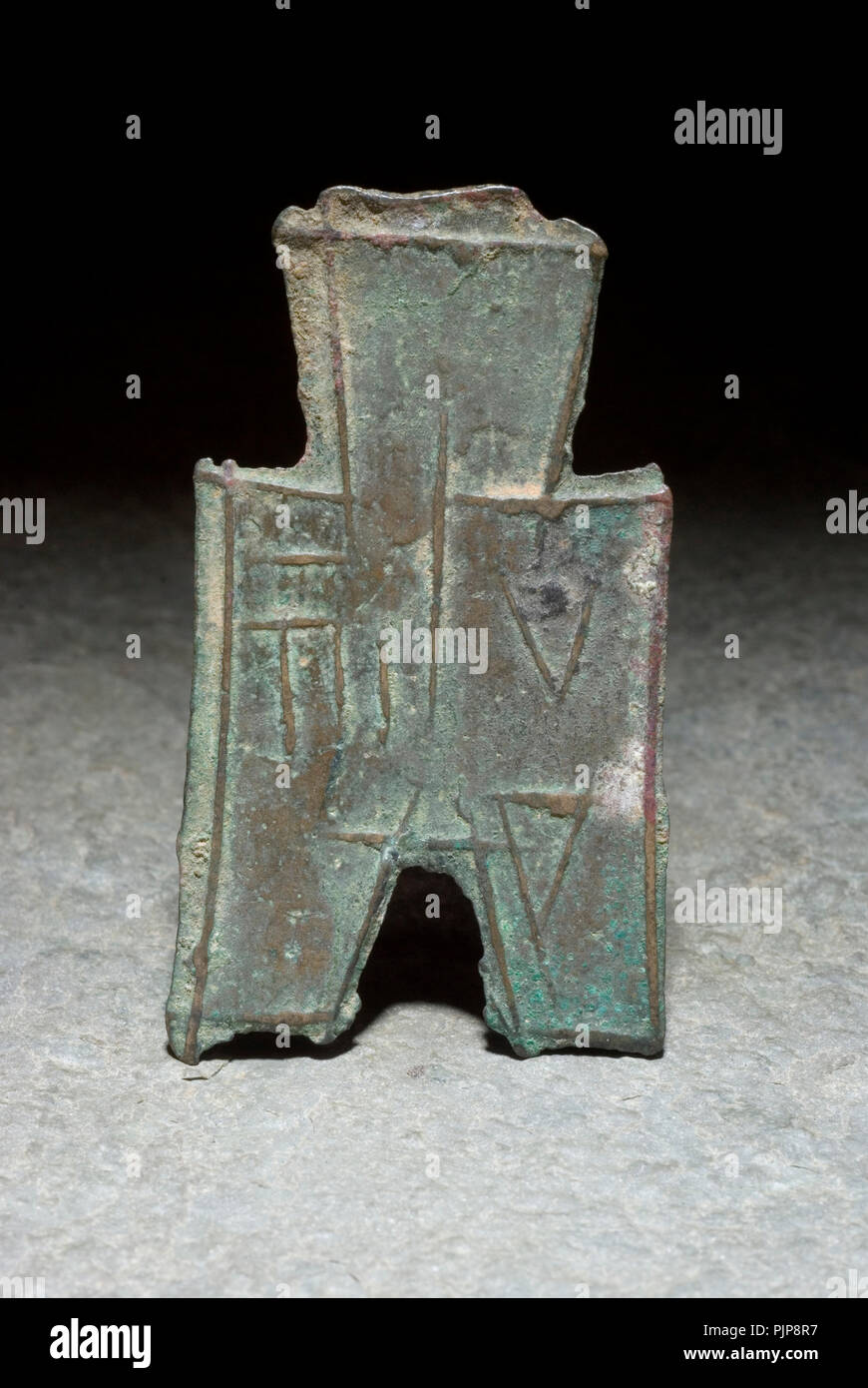 Ancient Chinese Spade Money Stock Photo - Alamy
