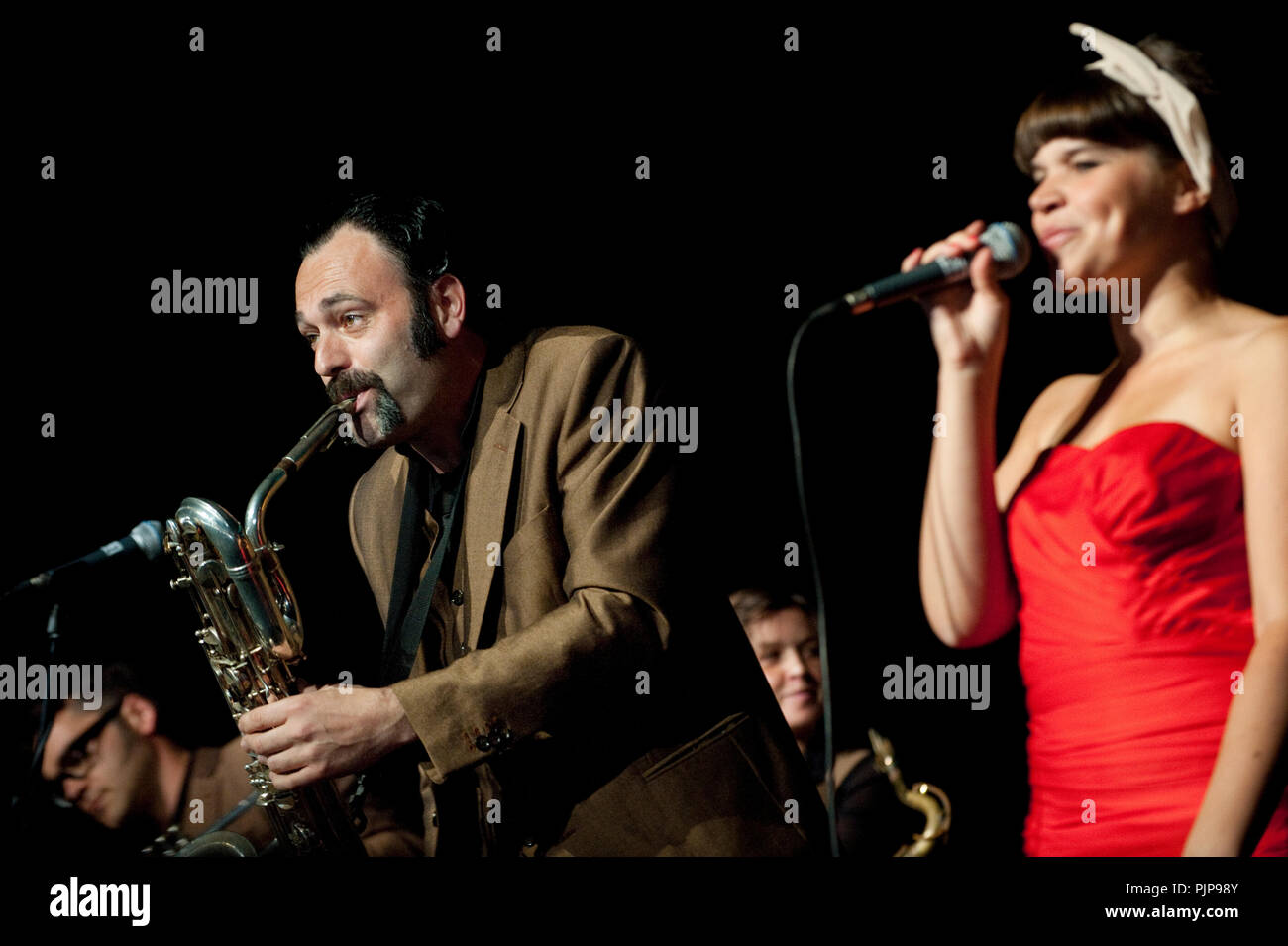 Lady Linn & her Magnificent Seven in concert at the Jazz Middelheim ...
