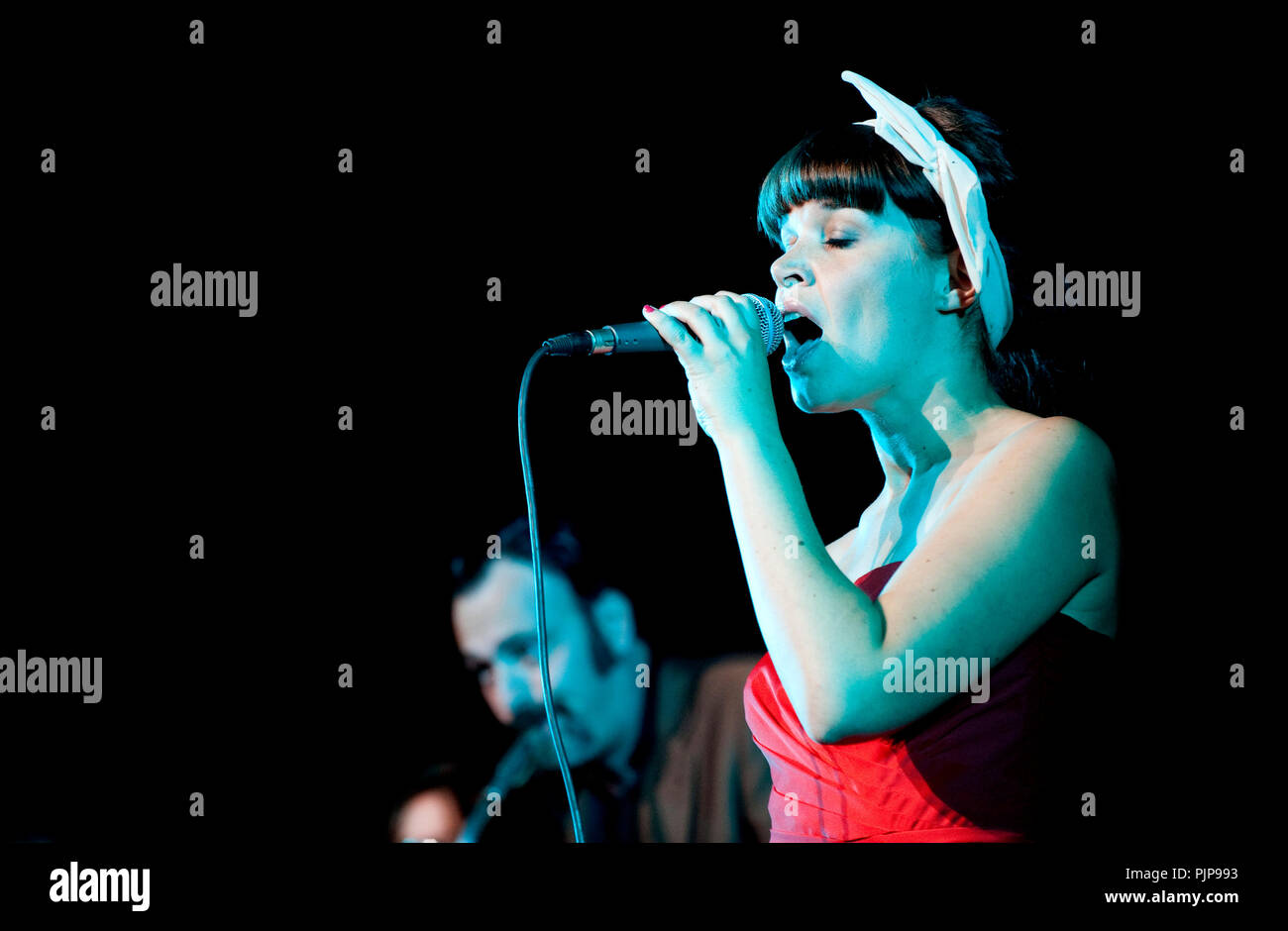 Lady Linn & her Magnificent Seven in concert at the Jazz Middelheim ...