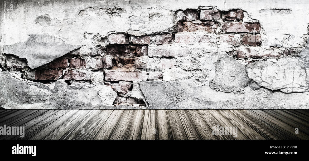 Vintage room background. Old interior 3d rendering Stock Photo - Alamy