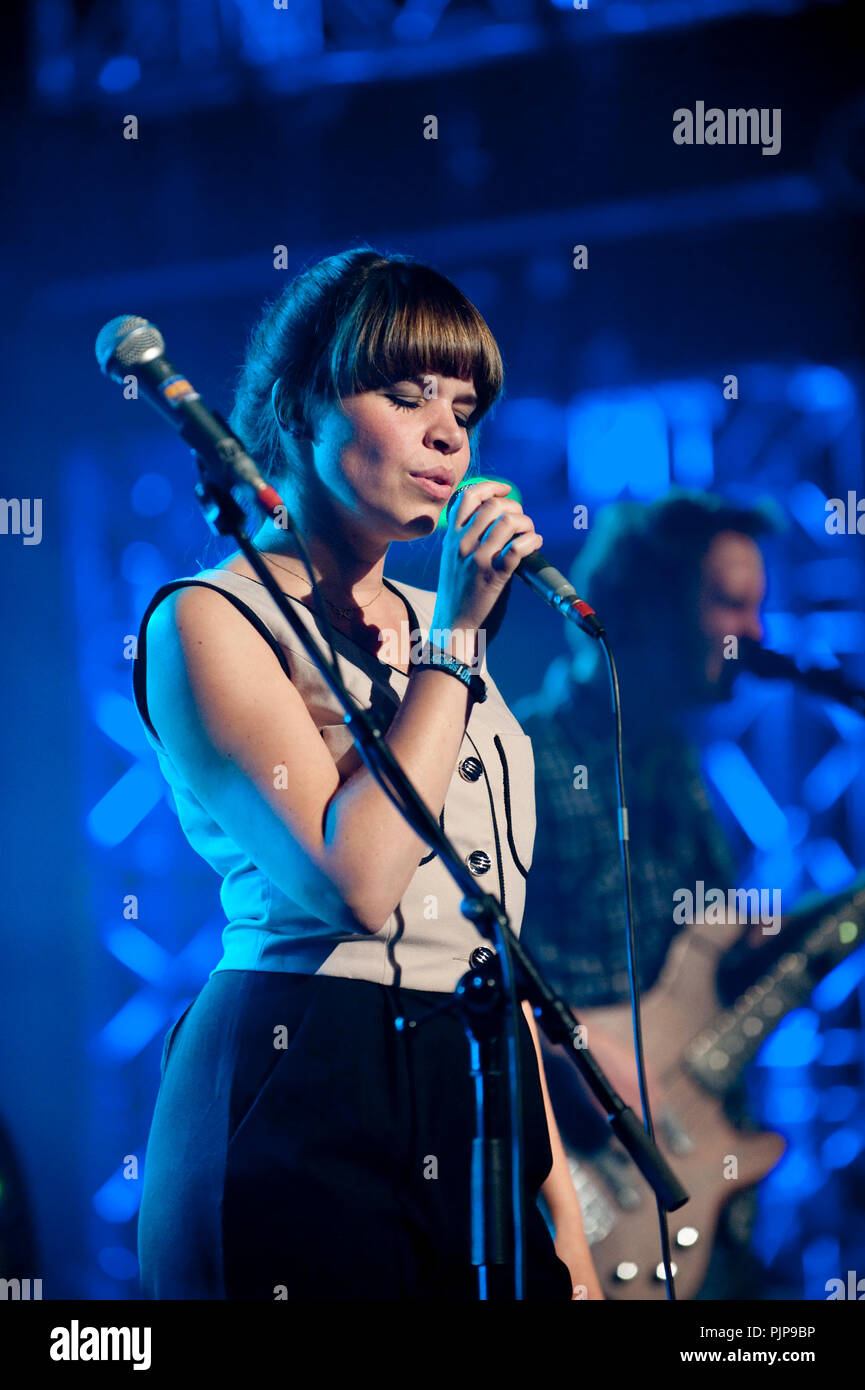 Concert of the Belgian singer Lady Linn in the Amerikaans Theater ...