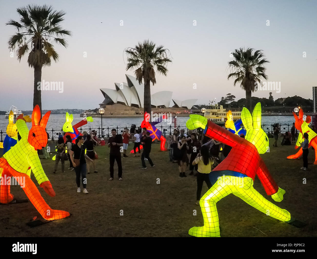 'The Rabbit' Tai Chi Bunnies pictured are one of the giant zodiac ...
