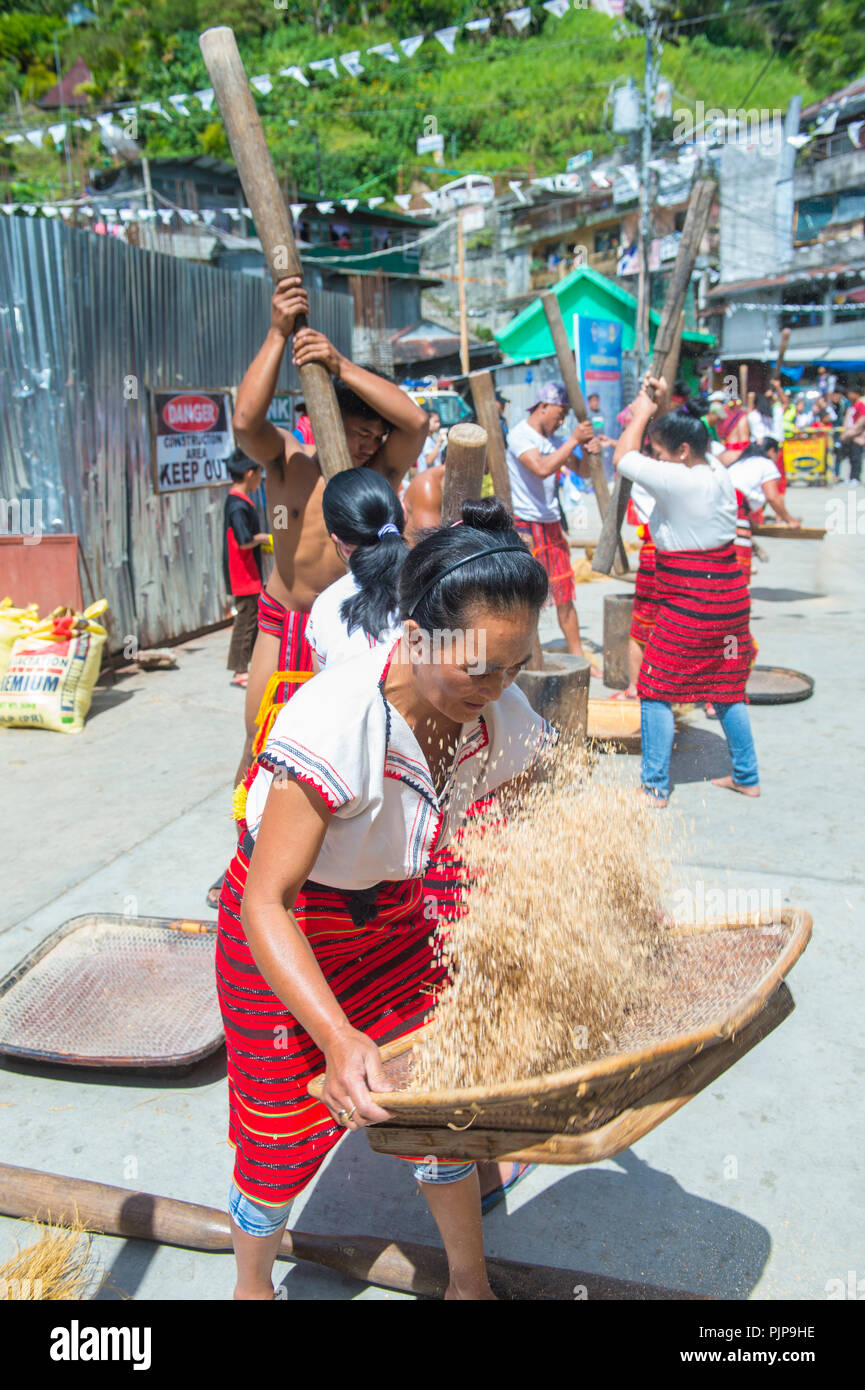 Rice Pounding High Resolution Stock Photography and Images - Alamy
