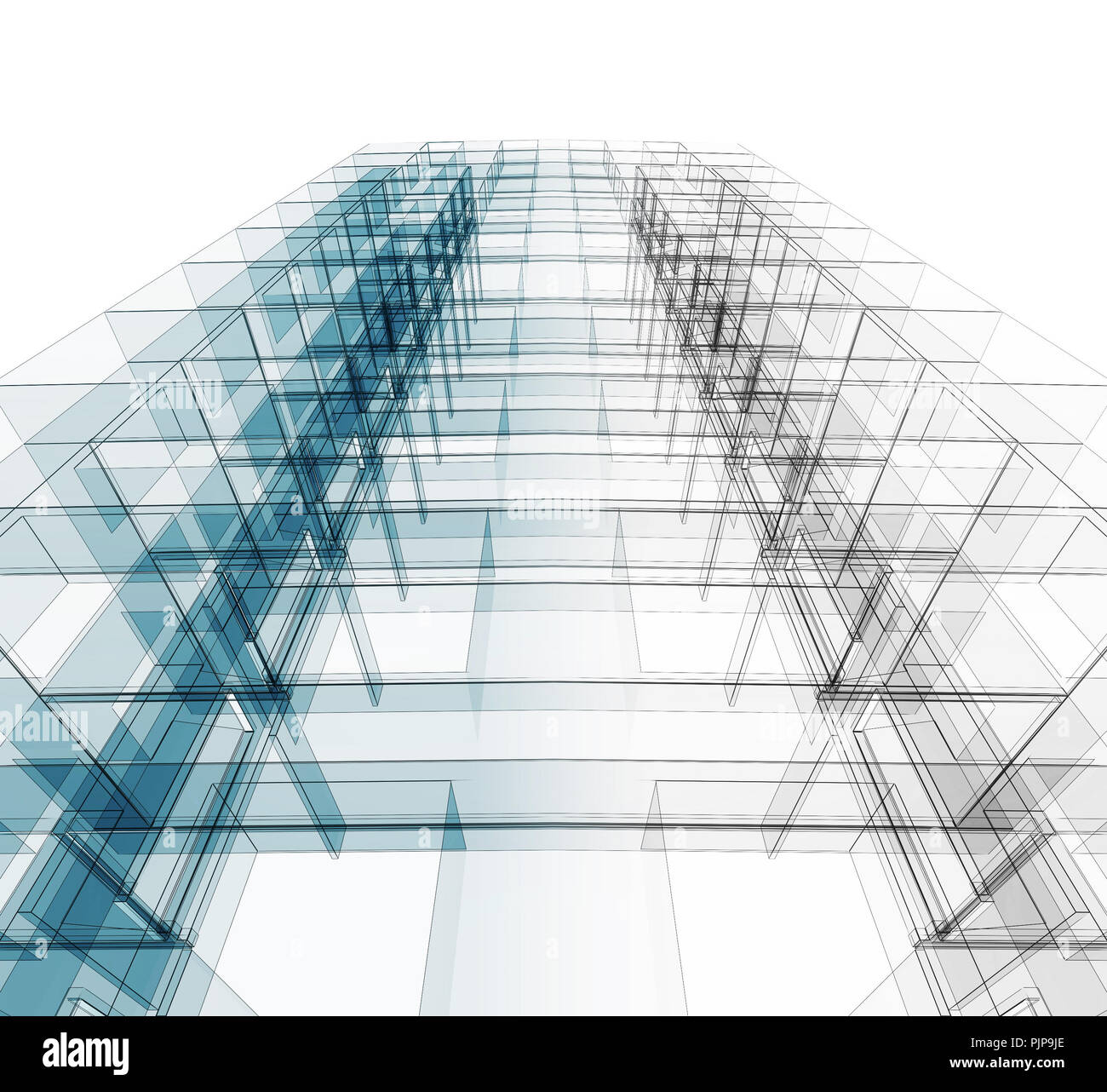 Construction engineering technology. White isolated. 3d rendering Stock ...