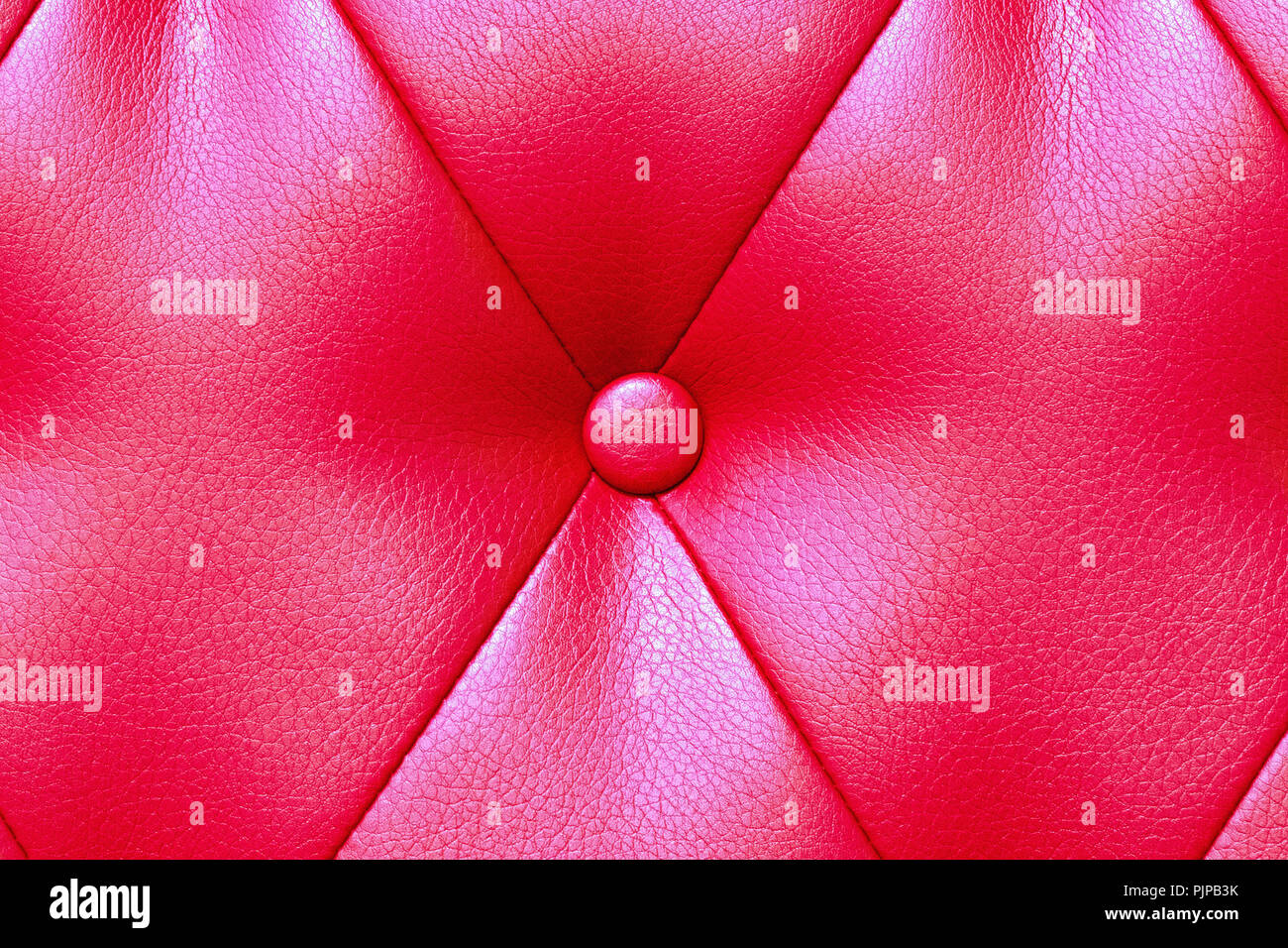 Elegant saturated glossy red leather texture of sofa chair Stock Photo ...