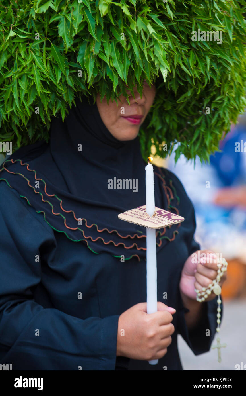 MARCH 30 : Participant in a Good Friday procession in Gasan, Marinduque ...