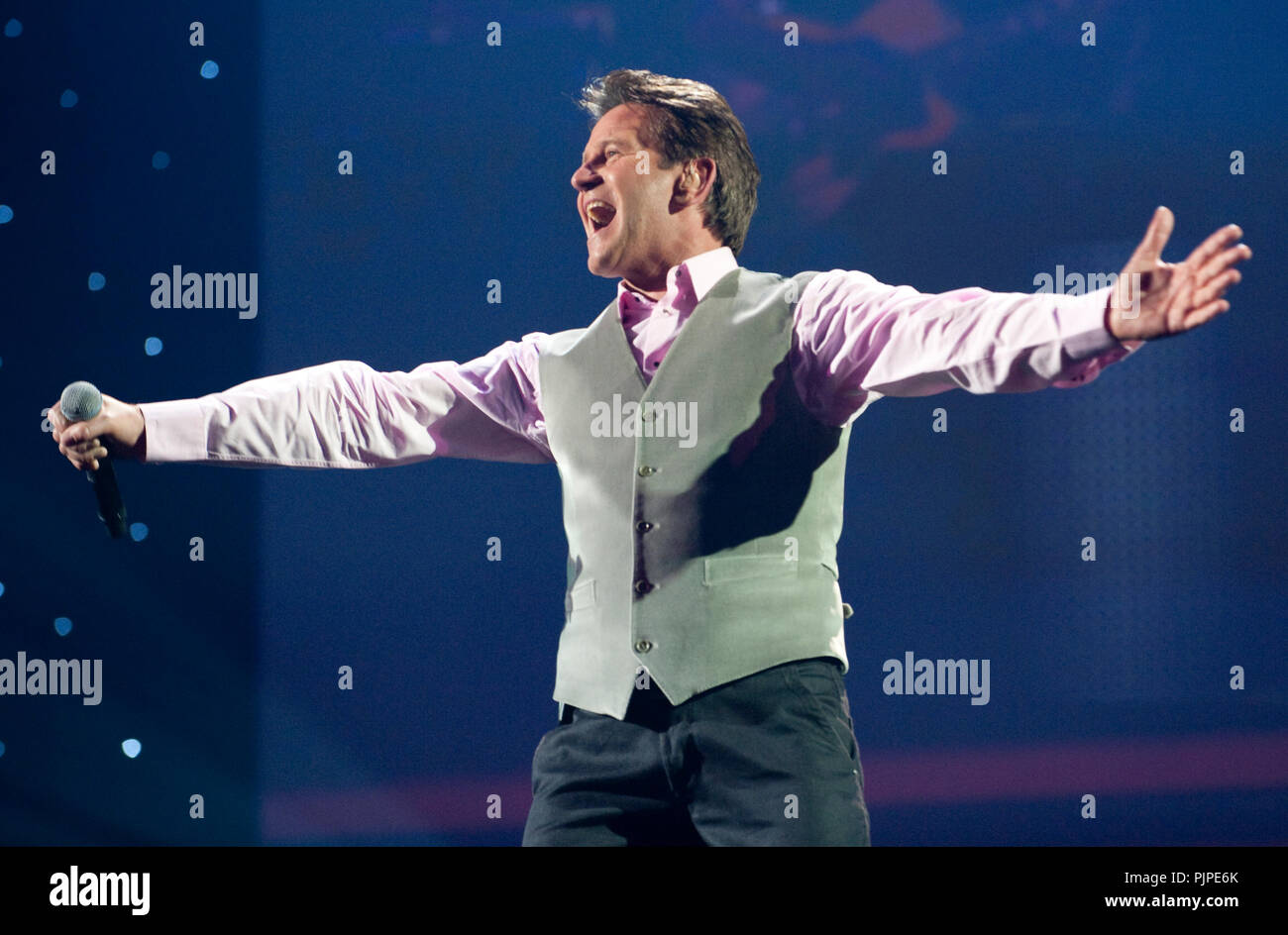 Luc Steeno at the Schlagerfestival in Hasselt (Belgium, 02/04/2011 ...