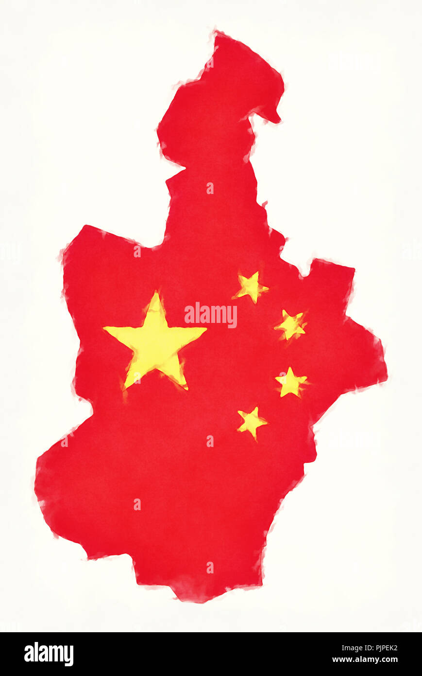 Tianjin map hi-res stock photography and images - Alamy