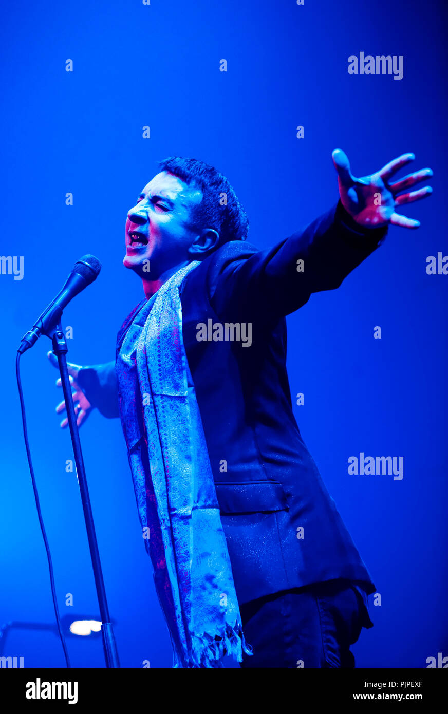 Soft Cell singer Marc Almond at the Sinner's Day festival in Hasselt ...