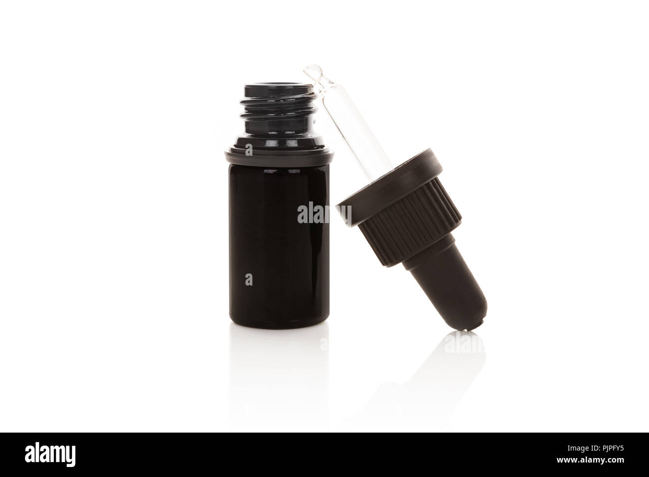 Medicine dropper Bottle on white background Stock Photo - Alamy