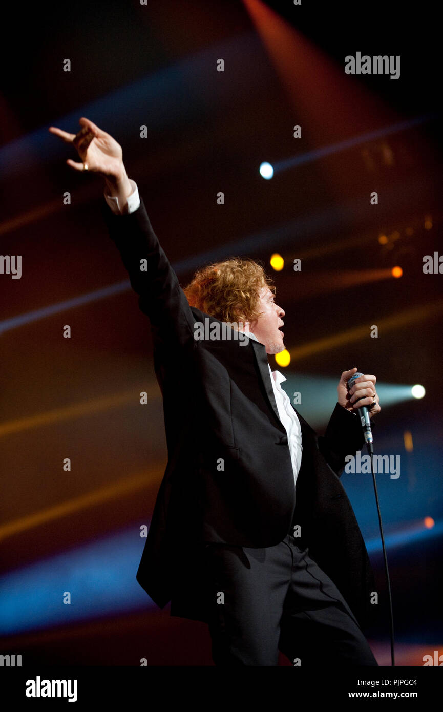 Simply Red singer Mick Hucknall at the Night Of The Proms in Antwerp ...