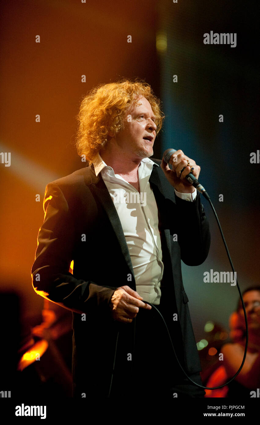 Simply Red singer Mick Hucknall at the Night Of The Proms in Antwerp ...