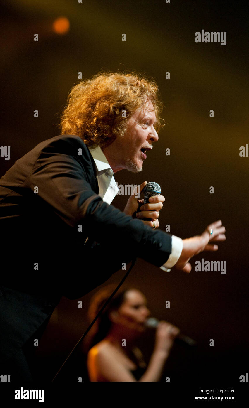 Simply Red singer Mick Hucknall at the Night Of The Proms in Antwerp ...