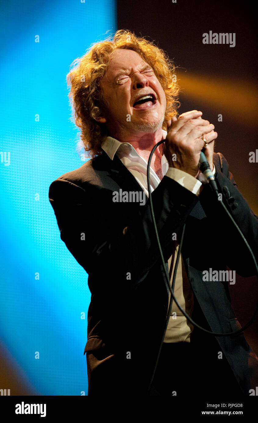 Simply Red singer Mick Hucknall at the Night Of The Proms in Antwerp ...