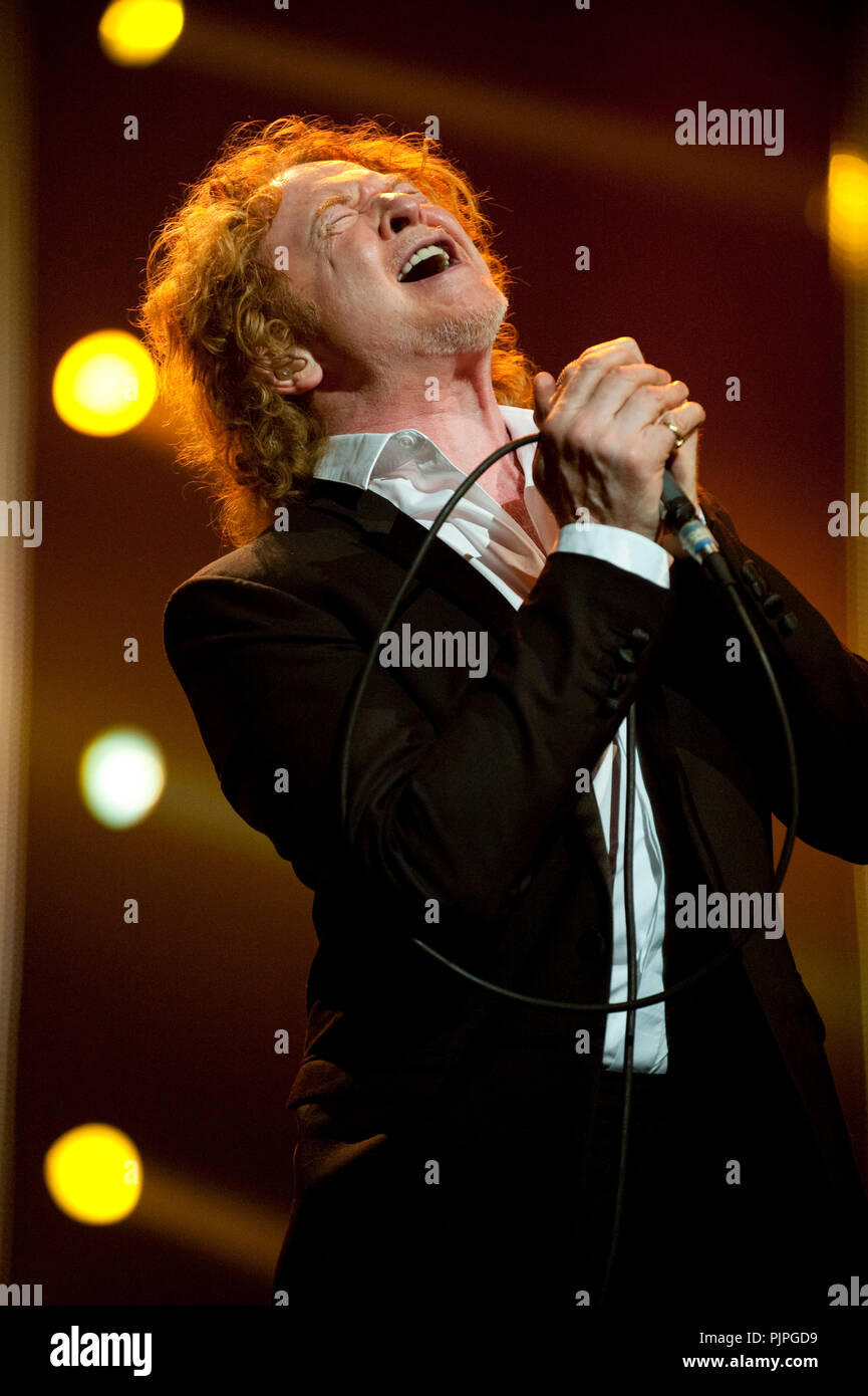 Simply Red singer Mick Hucknall at the Night Of The Proms in Antwerp ...