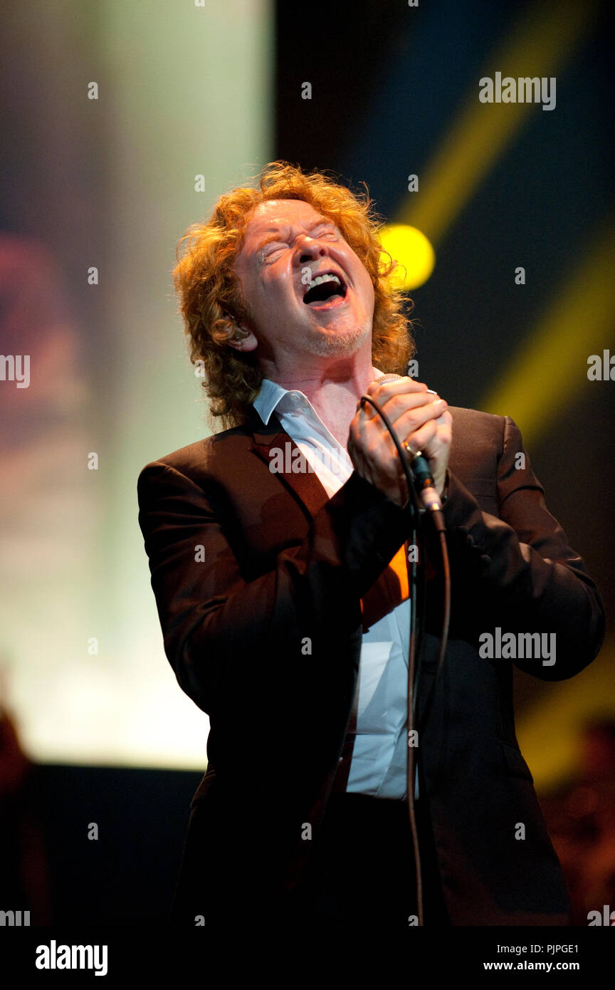 Simply Red singer Mick Hucknall at the Night Of The Proms in Antwerp ...