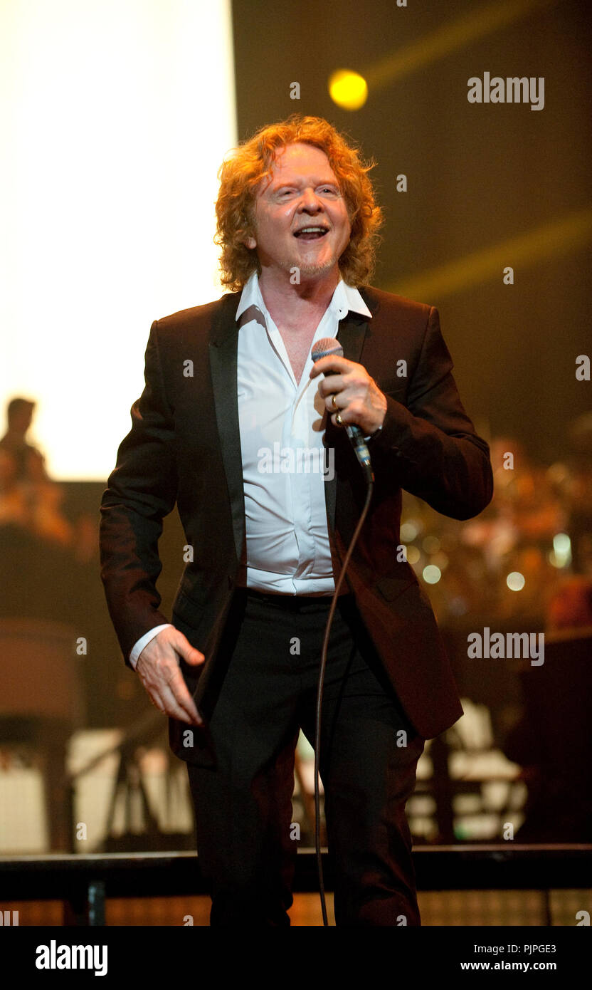 Simply Red singer Mick Hucknall at the Night Of The Proms in Antwerp ...
